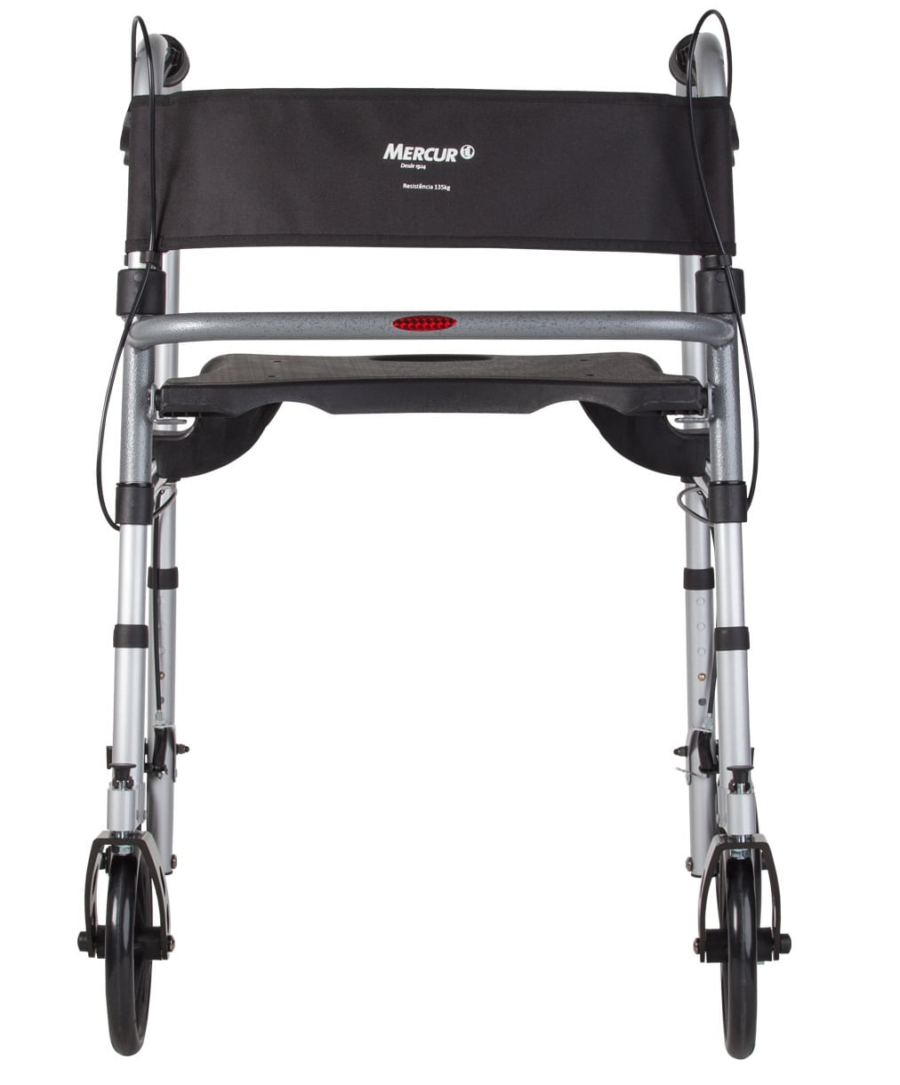 Andador com 4 Rodas e Assento - Loja Mercur
